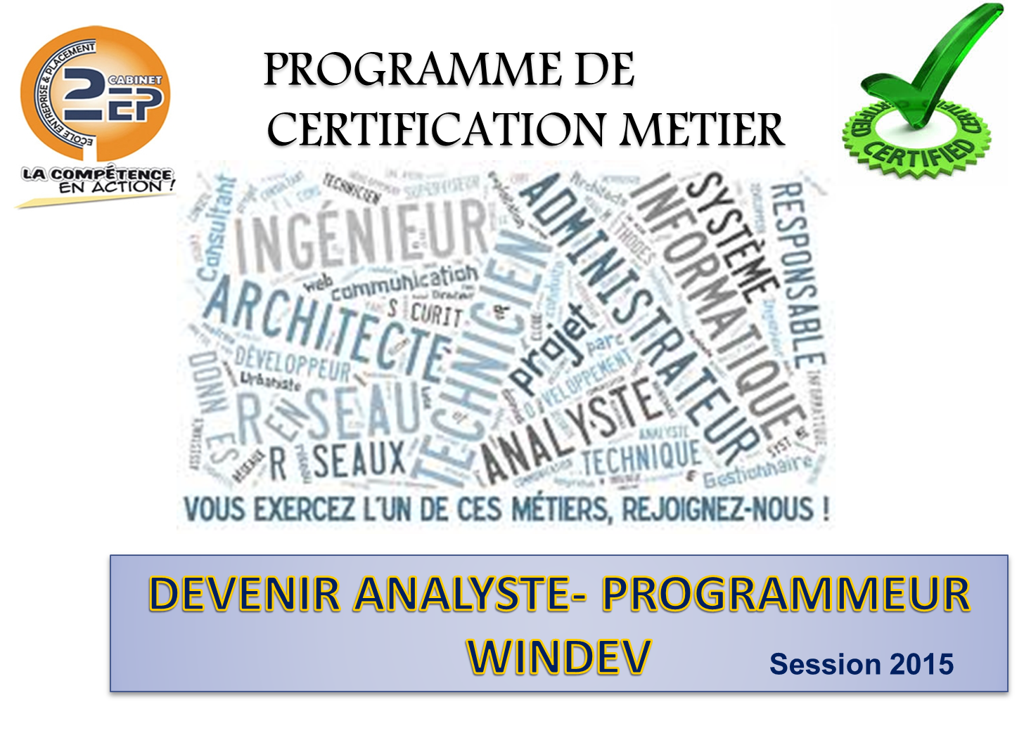 DEVENIR ANALYSTE PROGRAMMEUR-WINDEV - Annonces - Educarriere.ci